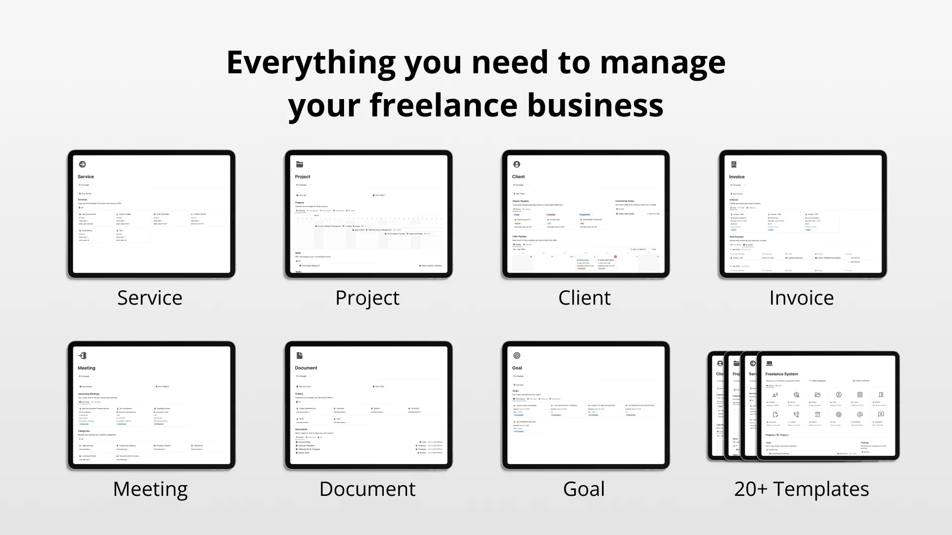 Notion Freelance System - Freelance Template